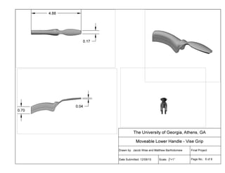 Vice Grip CAD Project | PDF