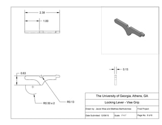 Vice Grip CAD Project | PDF