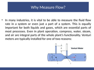 Fluid mechanics :the measurement and derivation flow meter equations.pptx
