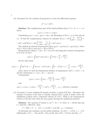 Engr 213 midterm 2b sol 2010 | PDF
