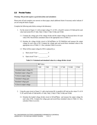 Engr2200 lab manual_lab2_ | PDF