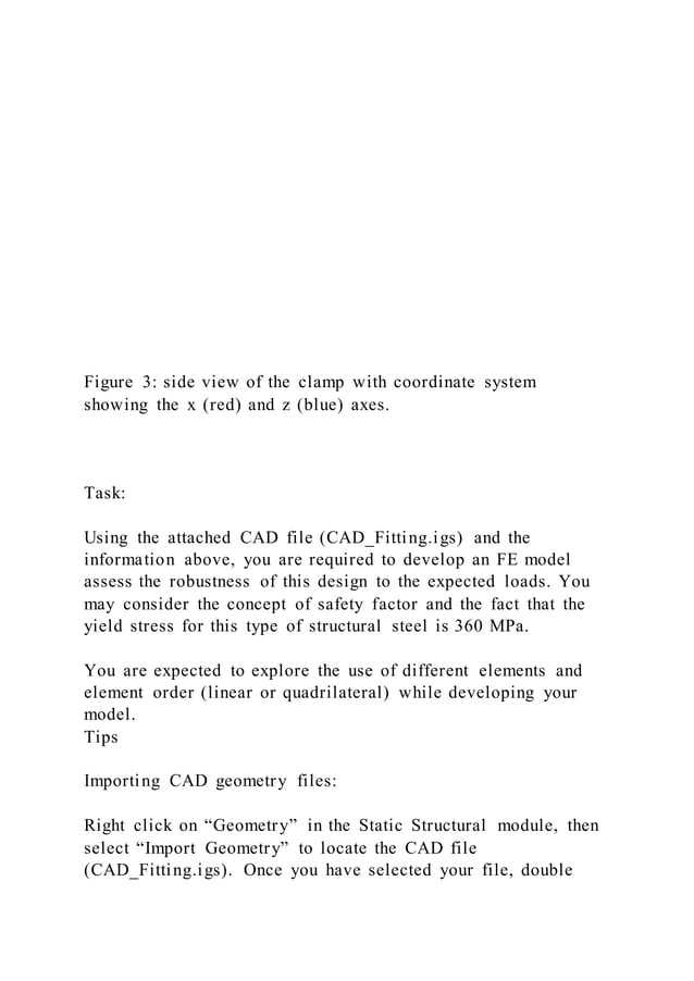 ENGR7961 Finite Element MethodsAssessment I - Report Semes | PDF
