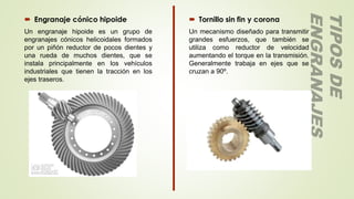 Engranajes solo tipos | PPTX