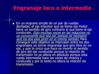 Manual de propósitos y funciones de los engranajes | PPT