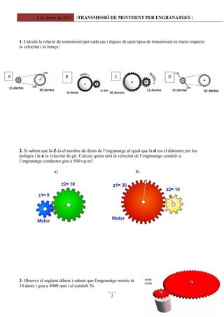 Engranatges | PDF