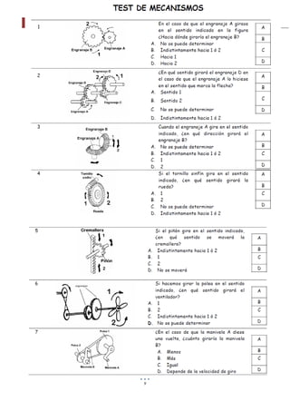 Exercicis de engranatges | PDF