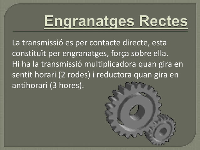 Engranatges | PPTX