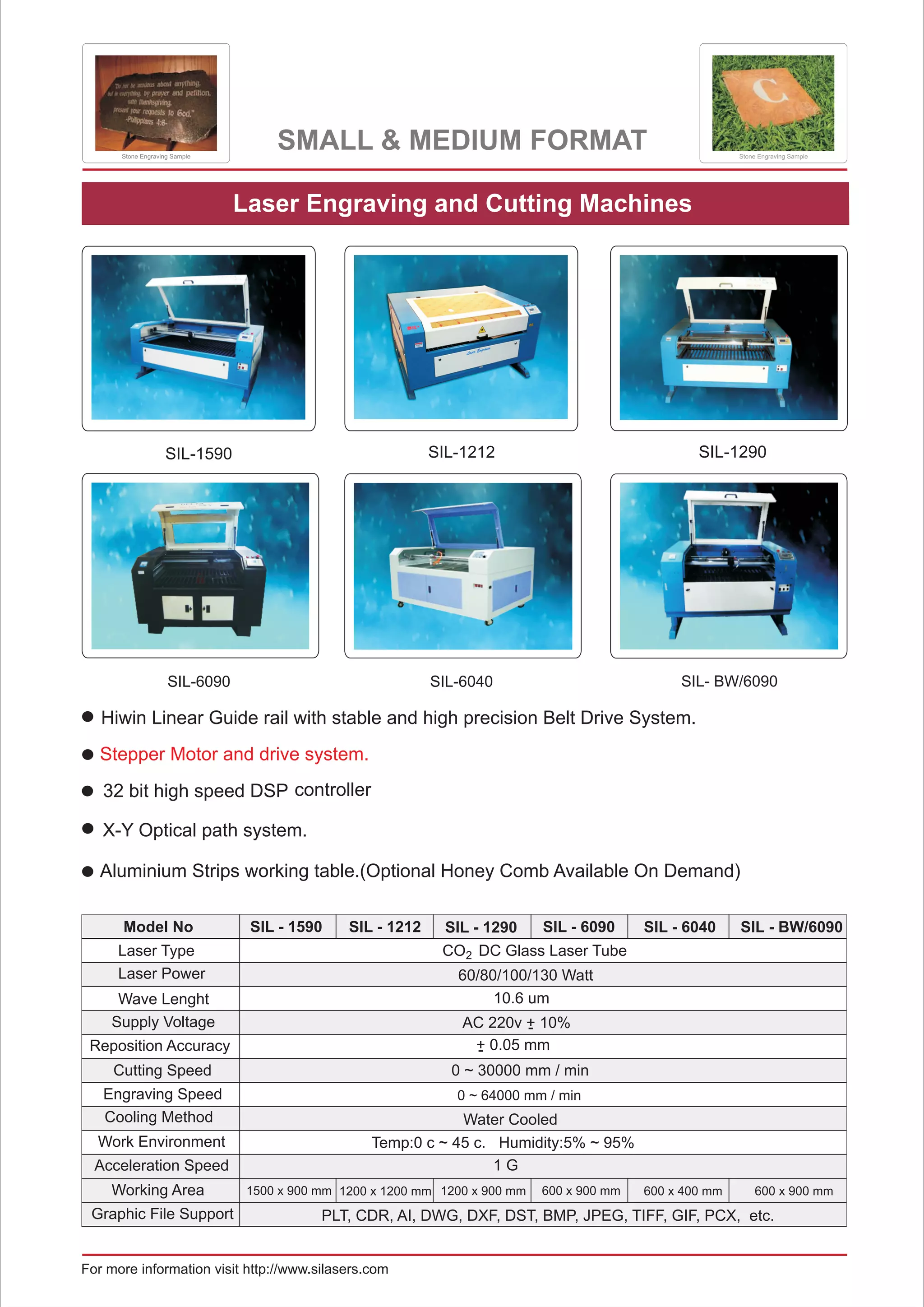 Laser Engraving & Cutting Machine Catalogue | PDF
