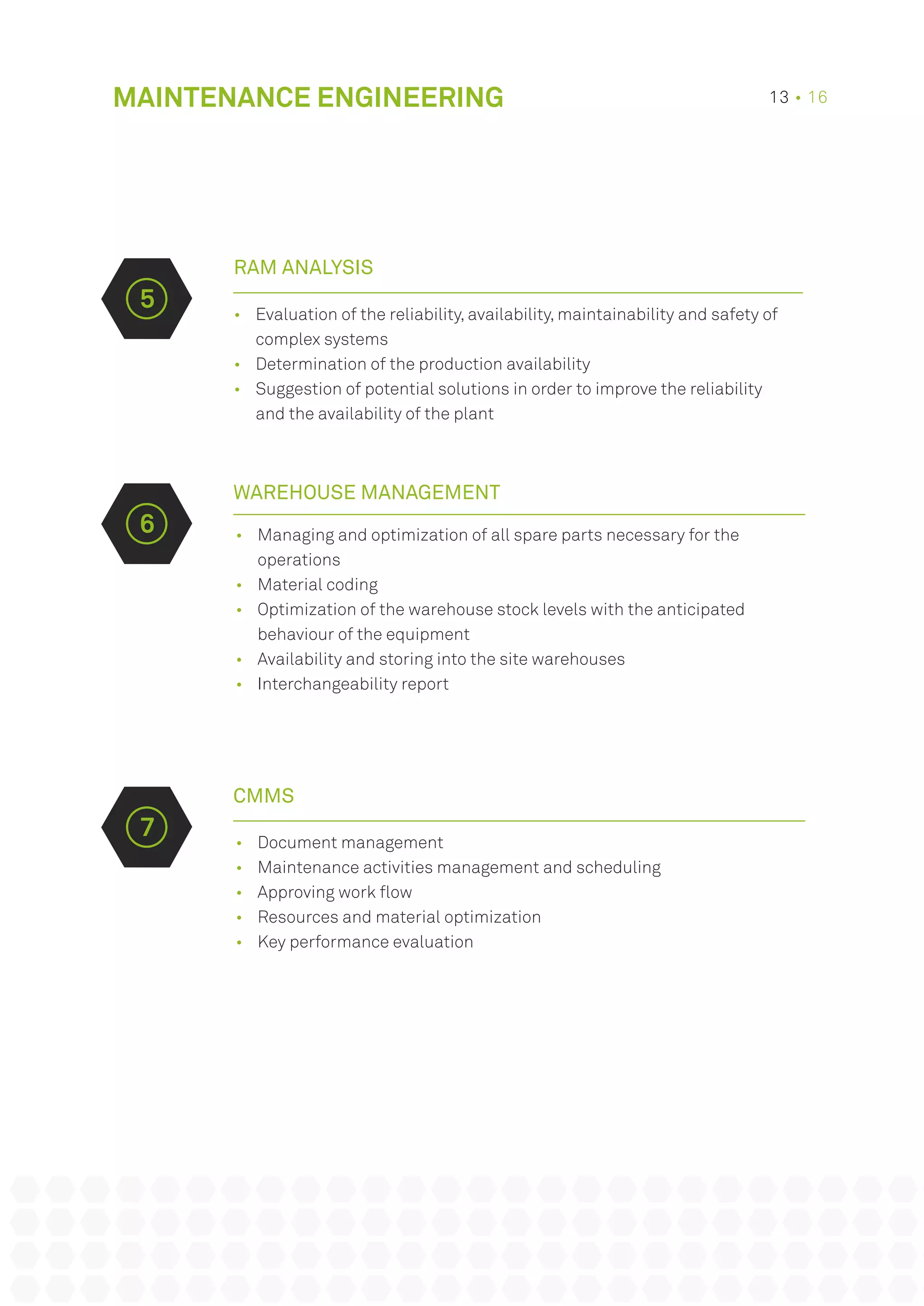 Ramcube - Cmms³ maintenance management system sw Ver. 2016 | PDF