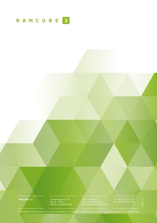 Ramcube - Cmms³ maintenance management system sw Ver. 2016 | PDF