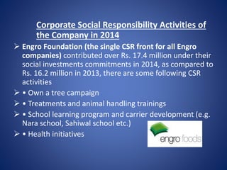 Engro foods | PPTX