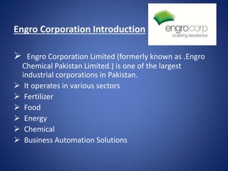 Engro foods | PPTX