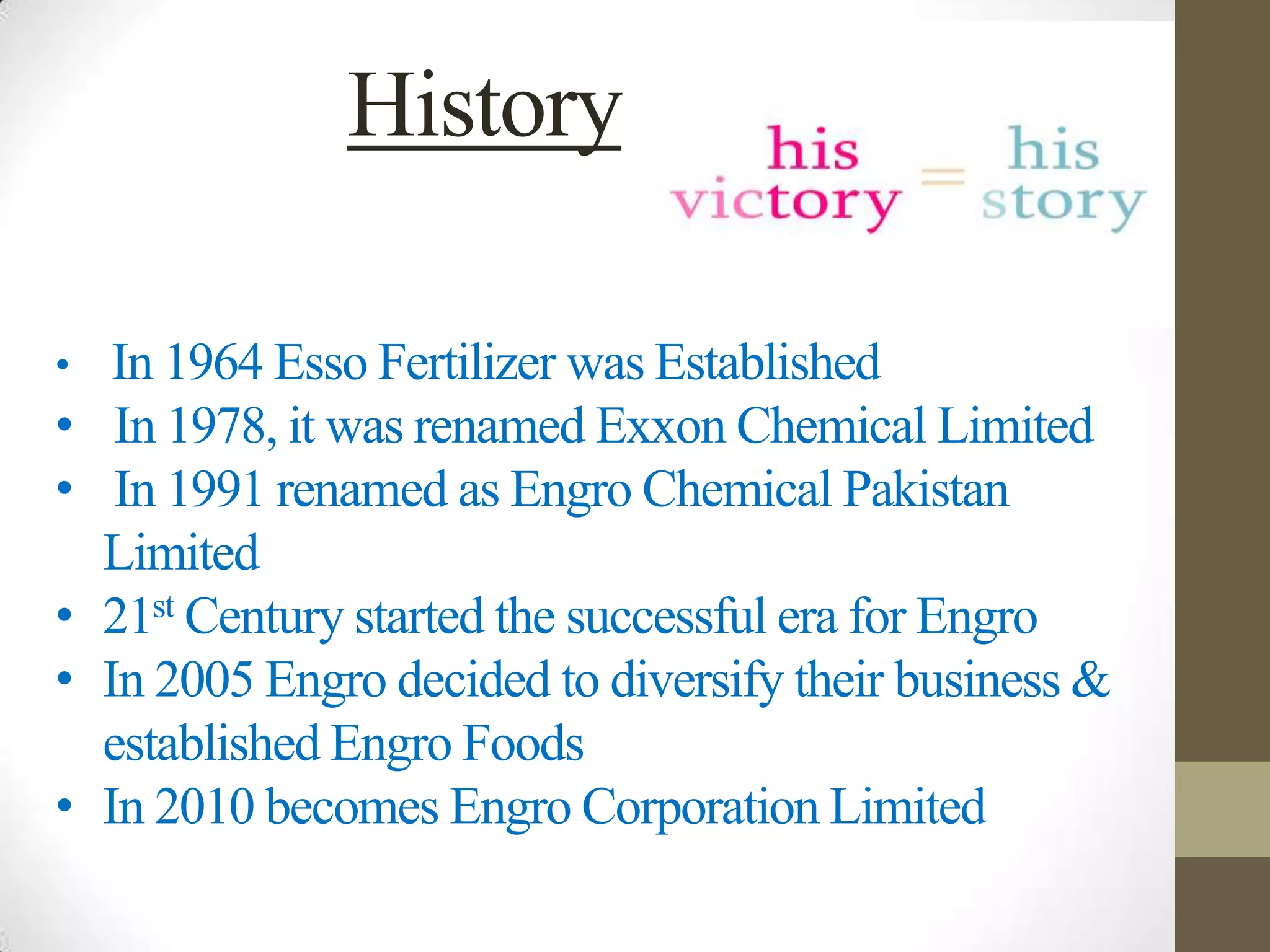 Engro corporation Pakistan Ltd. | PPTX
