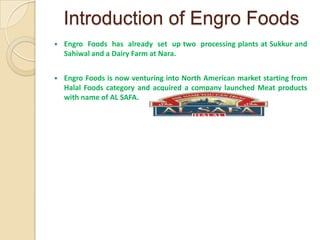 Engro foods | PPTX