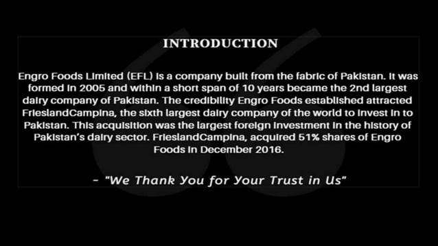 Engro foods | PPT