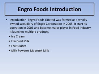 Engro fFoods dairy milk product mabrook Product Failure & Its Reasons | PPT