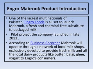 Engro fFoods dairy milk product mabrook Product Failure & Its Reasons | PPT