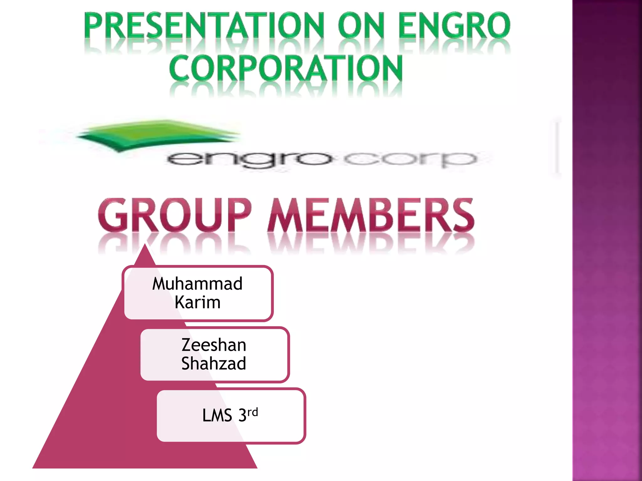 Engro Corporation LCM Leadership change management | PPTX | Business ...