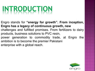 Engro Corporation LCM Leadership change management | PPTX