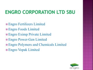 Engro Corporation LCM Leadership change management | PPTX