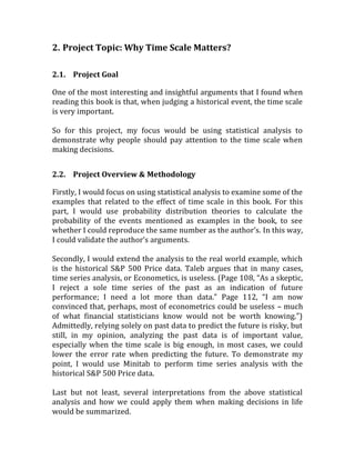 Statistics Project Report | PDF