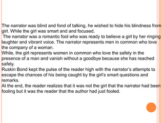 The Eyes Have It - Ruskin Bond | PPTX