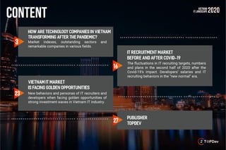Vietnam IT Landscape Q2/2020 by TopDev | PPT
