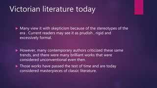 What is victorian literature | PPT