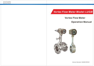 Vortex flow meter manual | PDF