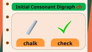 Mastering the Initial and Final Consonant Digraph 'ch' with ...
