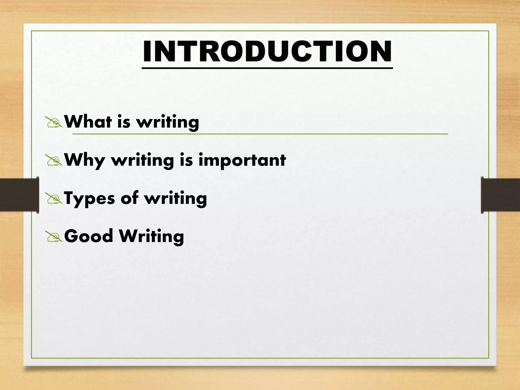 writing skills | PPT