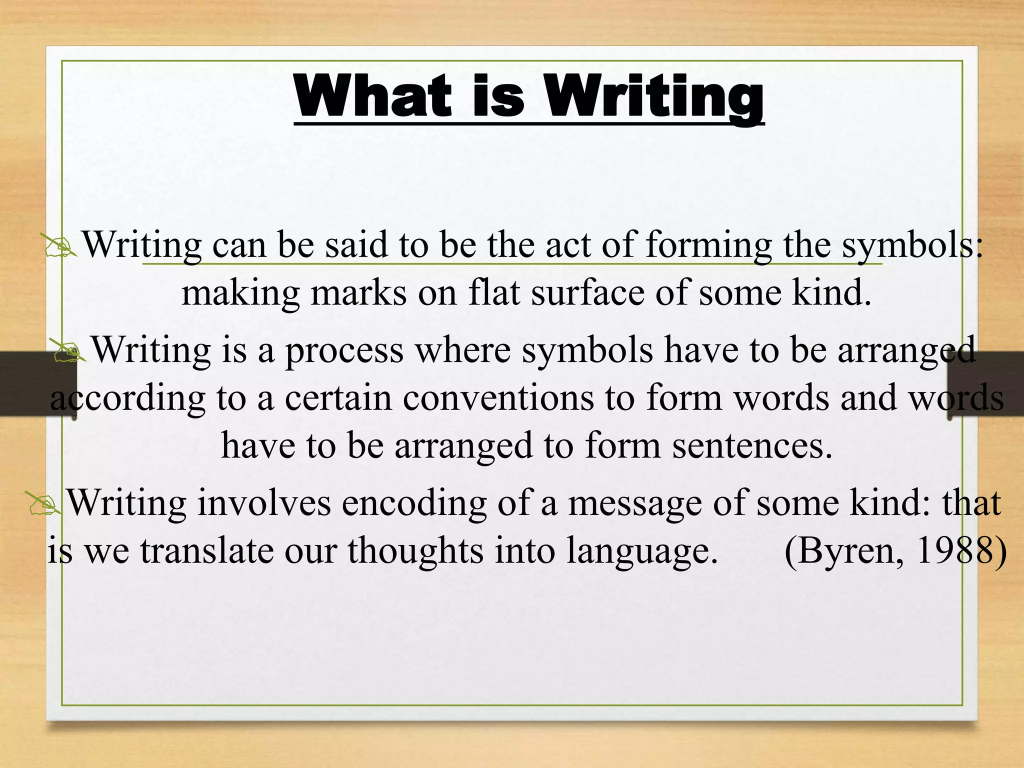 writing skills | PPT