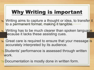 writing skills | PPT