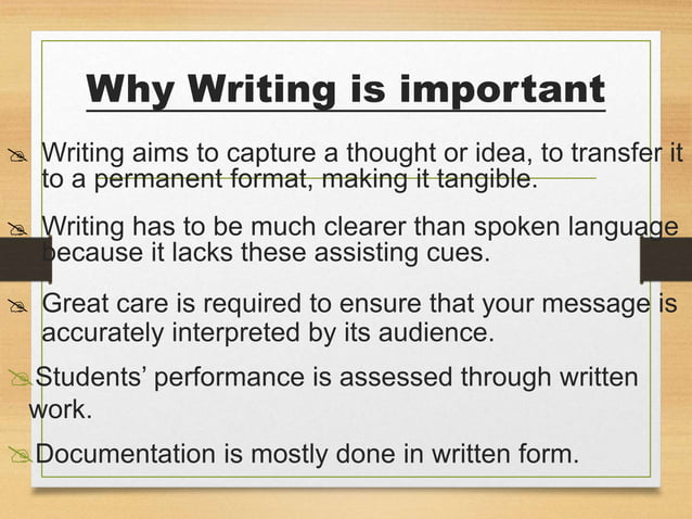 writing skills | PPT