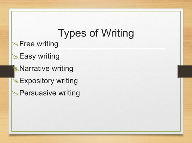 writing skills | PPT