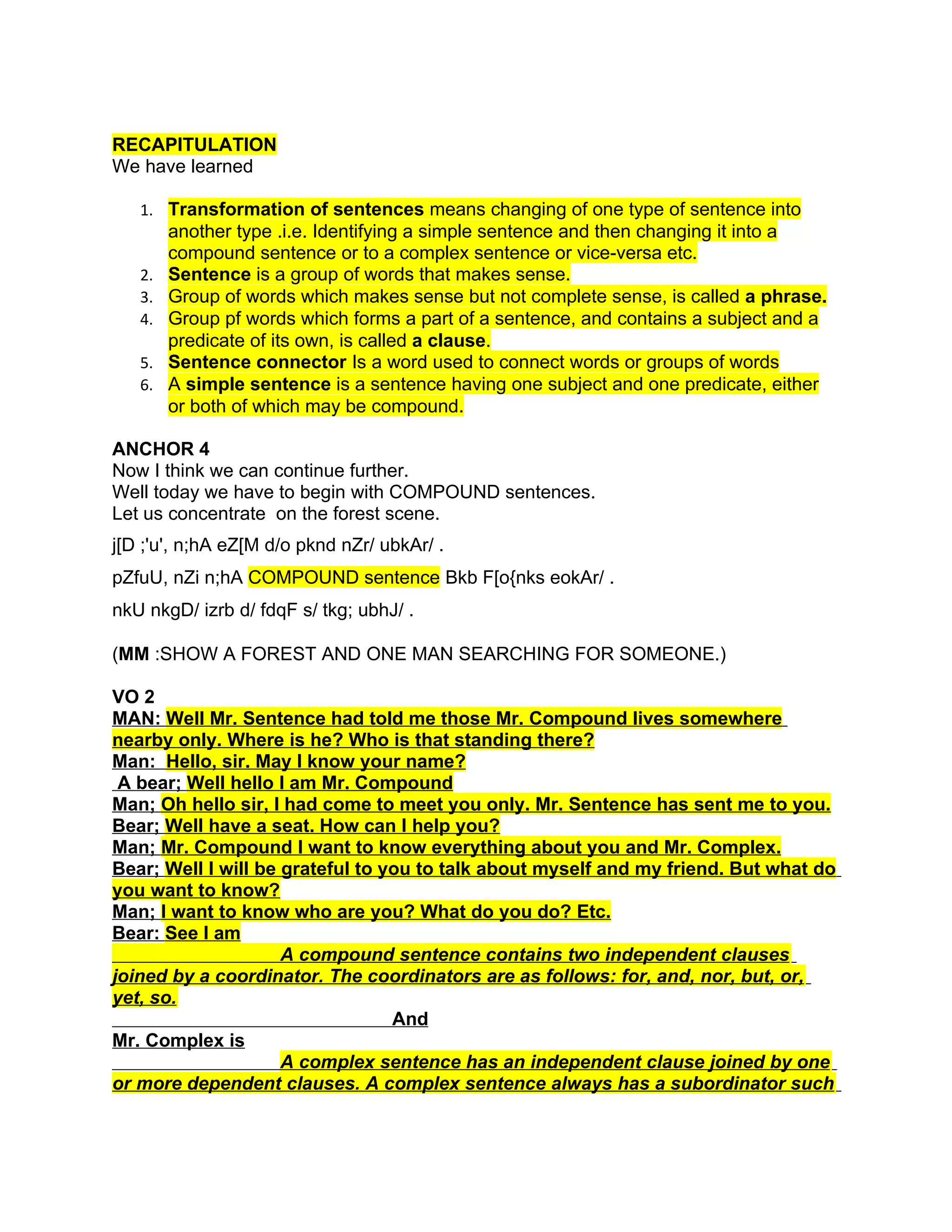 Eng xii transformation of sentences part 2 master_129 | DOC