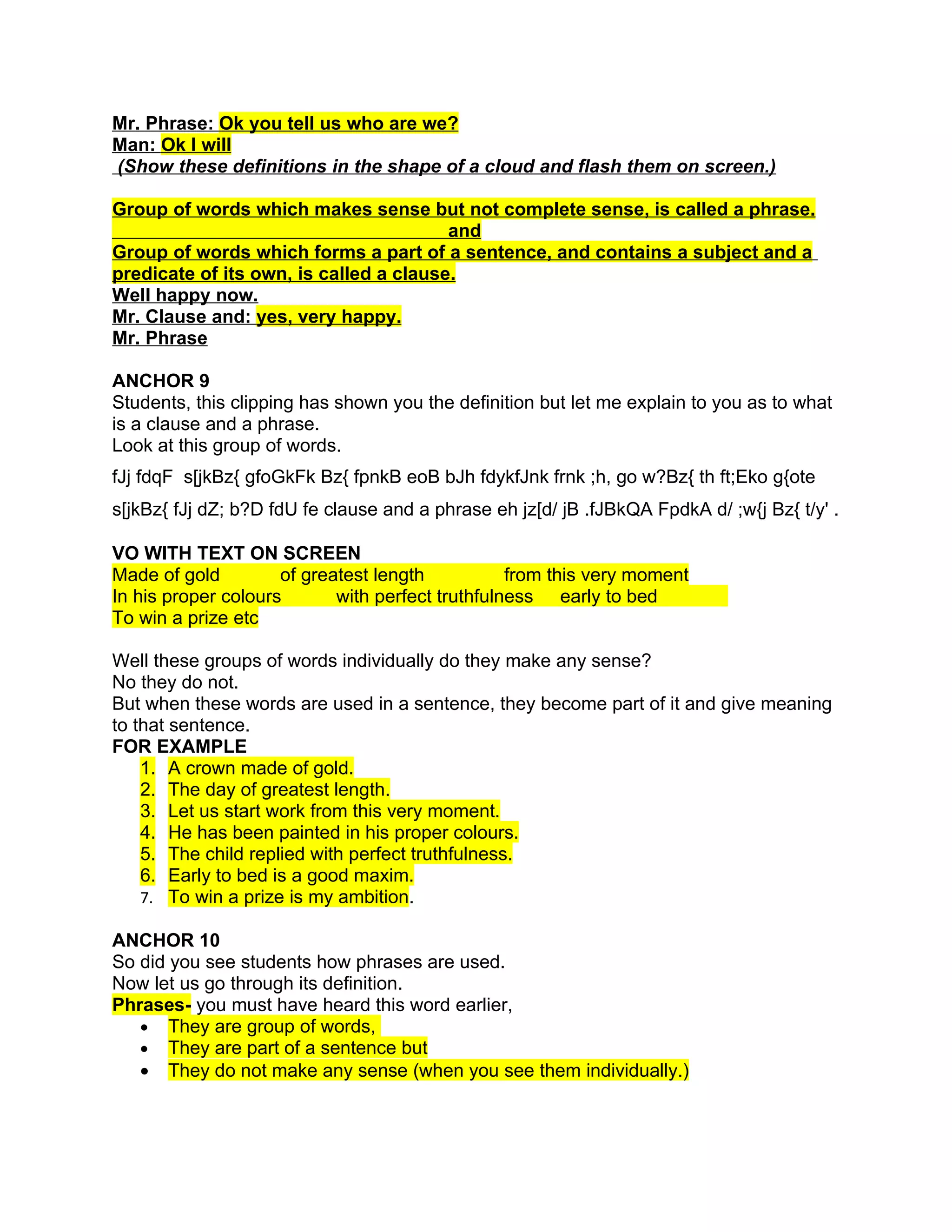Eng xii transformation of sentences part i_128 master frozen | DOC