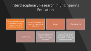 Enhancing Interdisciplinary Research in Engineering in Engineering ...