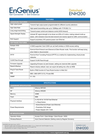 ENH200 Engenius | PDF