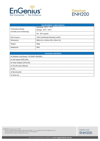 ENH200 Engenius | PDF
