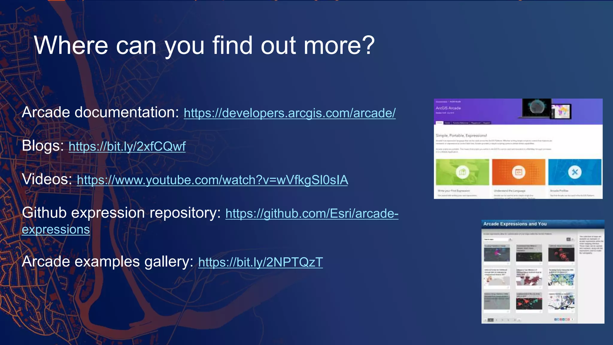 Enhance your maps with arcade - Esri UK | PPTX