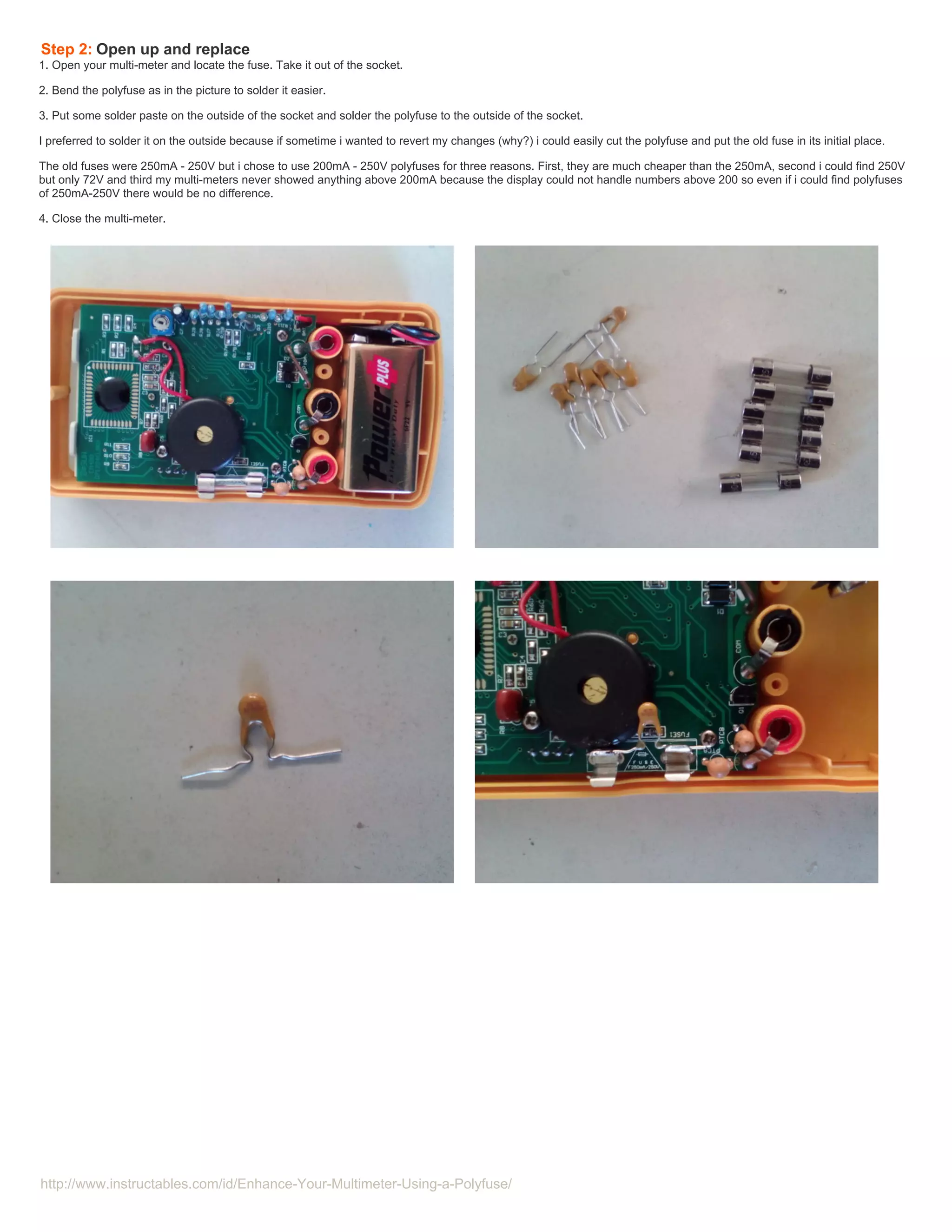 Enhance your-multimeter-using-a-polyfuse | PDF