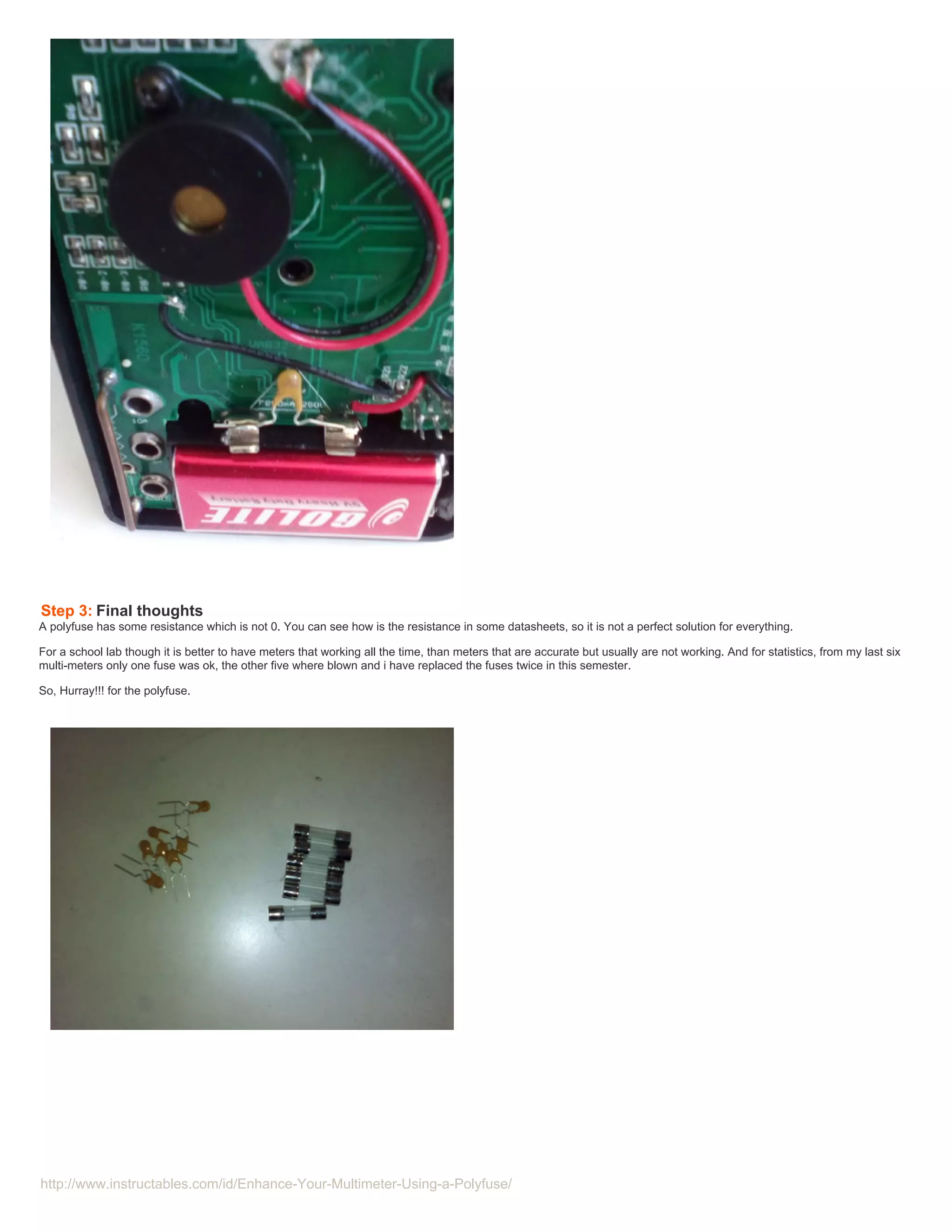 Enhance your-multimeter-using-a-polyfuse | PDF