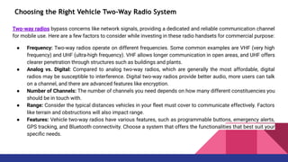 Enhance Communication And Coordination On The Road With Vehicle Two Way ...