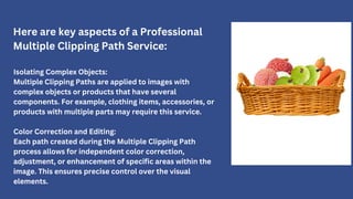 Professional Multiple Clipping Path Service | PPT