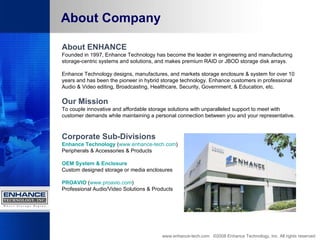 Enhance Technology Corporate PPT | PPT