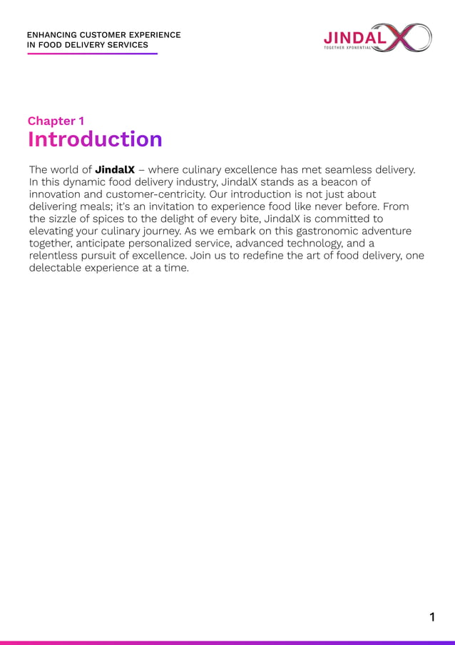 Enhance Customer Experience in Food Delivery Services | PDF