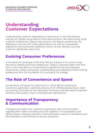 Enhance Customer Experience in Food Delivery Services | PDF