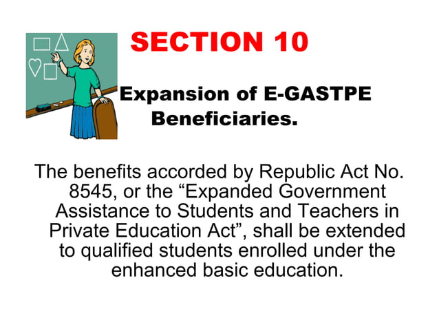 R.A. 10533 Enhanced Basic Education Act of 2013 | PPT