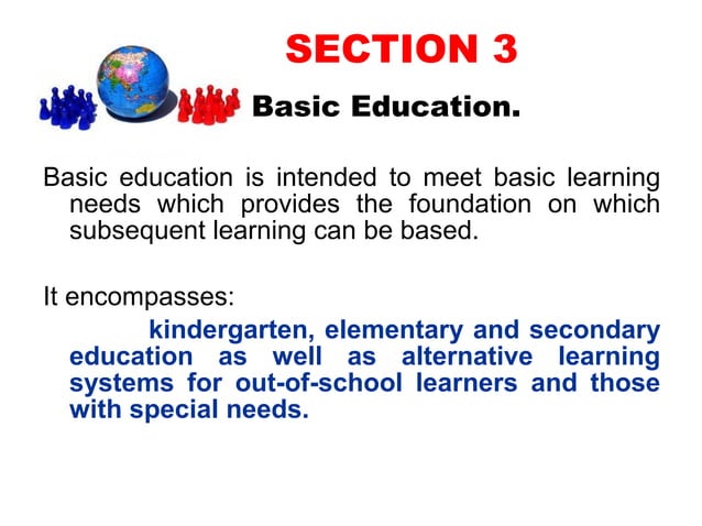 R.A. 10533 Enhanced Basic Education Act of 2013 | PPT